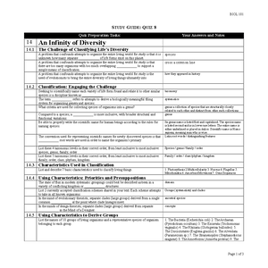 Study Guide Quiz 3 - STUDY GUIDE: QUIZ 3 Quiz Preparation Tasks: Your ...