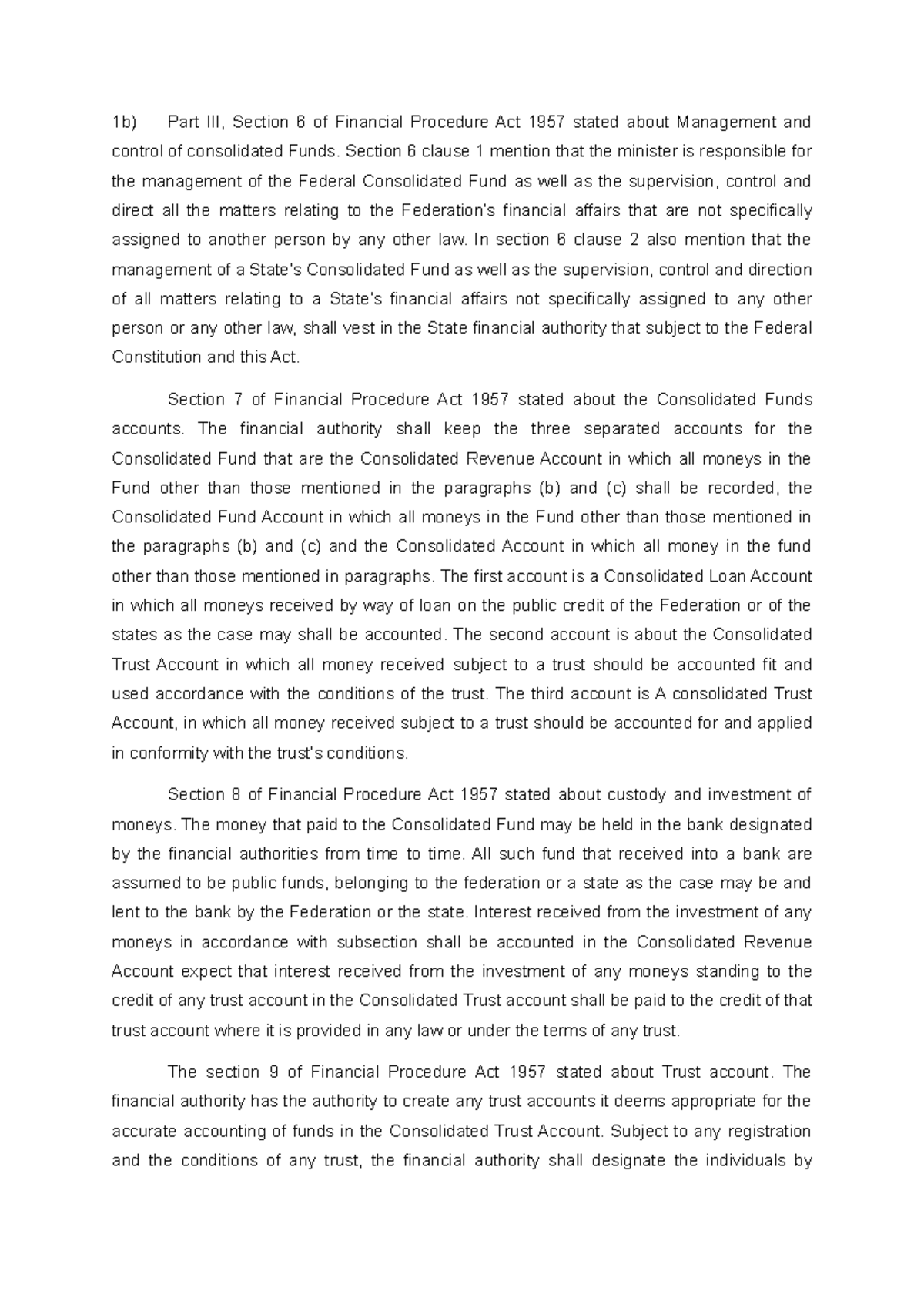 PAD370 Test: Financial Procedure Act 1957 - Key Sections Explained ...