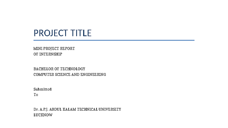 AKTU Mini Project Report: Weather Forecast Web App Using OpenWeatherMap ...