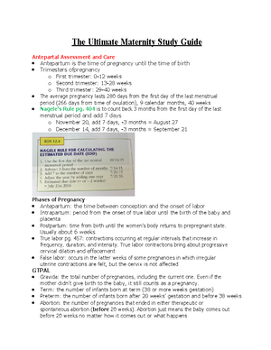 High Risk Pregnancy Chps - ATI MATERNAL NEWBORN HIGH-RISK PREGNANCY ...