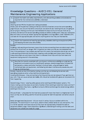 [Solved] Explain how to access and interpret all relevant work - Engineering - Studocu