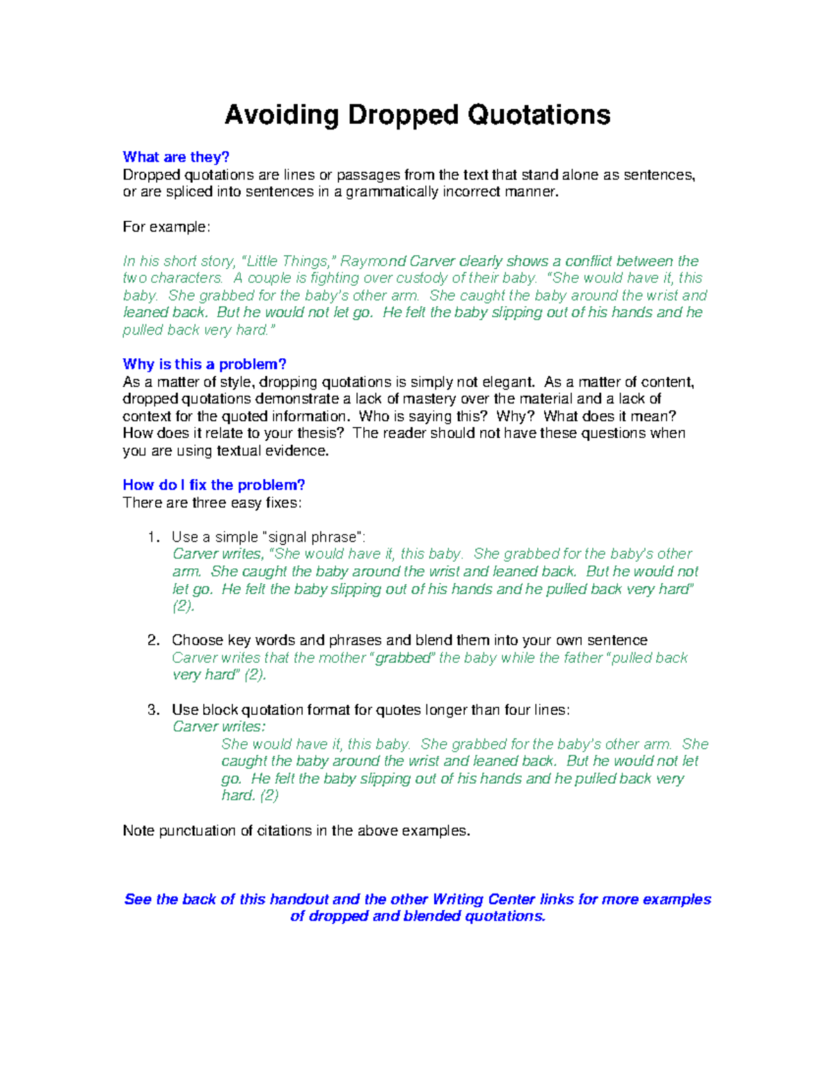 Avoiding Dropped Quotations: Essential Guide for Effective Writing ...