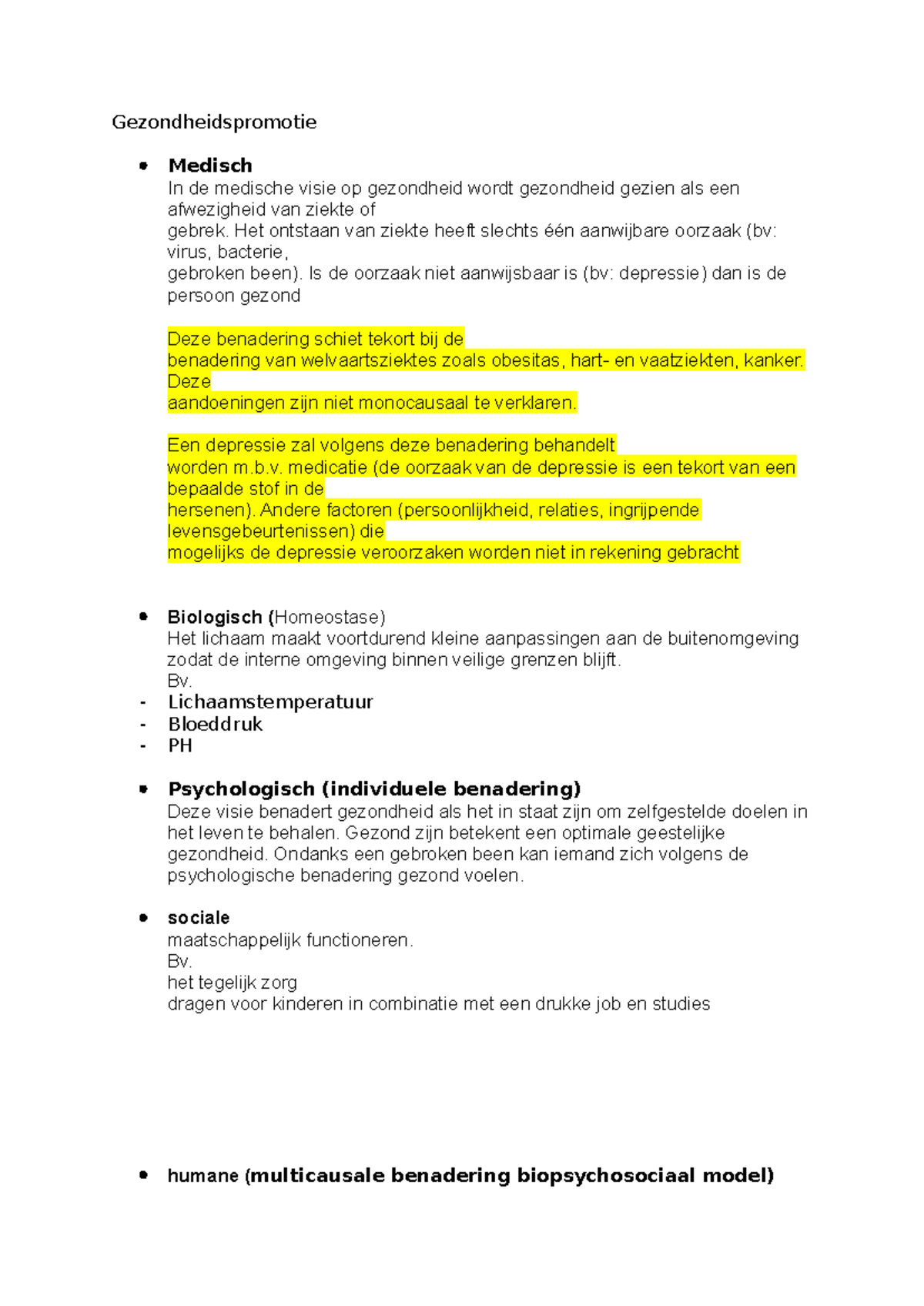 Gezondheidspromotie en Welvaartsziekten: Een Multidimensionale ...