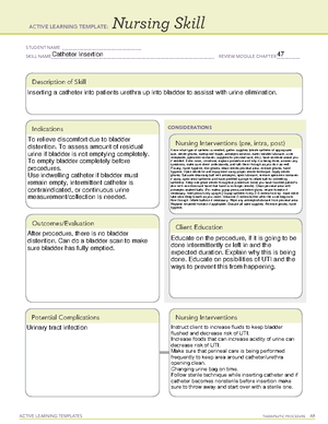ATI Nurse Skill Transfers - ACTIVE LEARNING TEMPLATES THERAPEUTIC ...