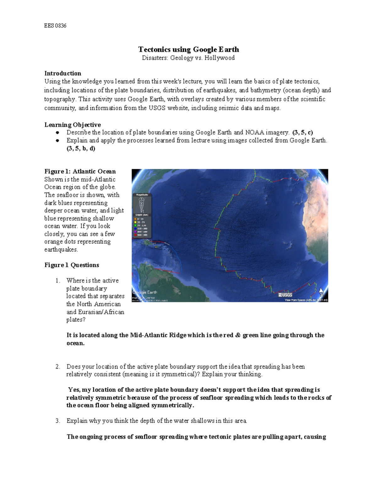 Plate Tectonics using Google Earth - Tectonics using Google Earth ...