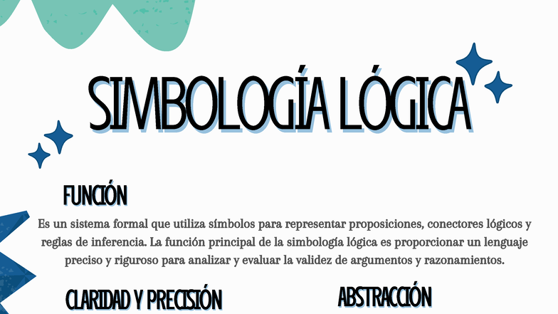SIM 101: Infografía sobre Simbología Lógica y Funciones - Studocu