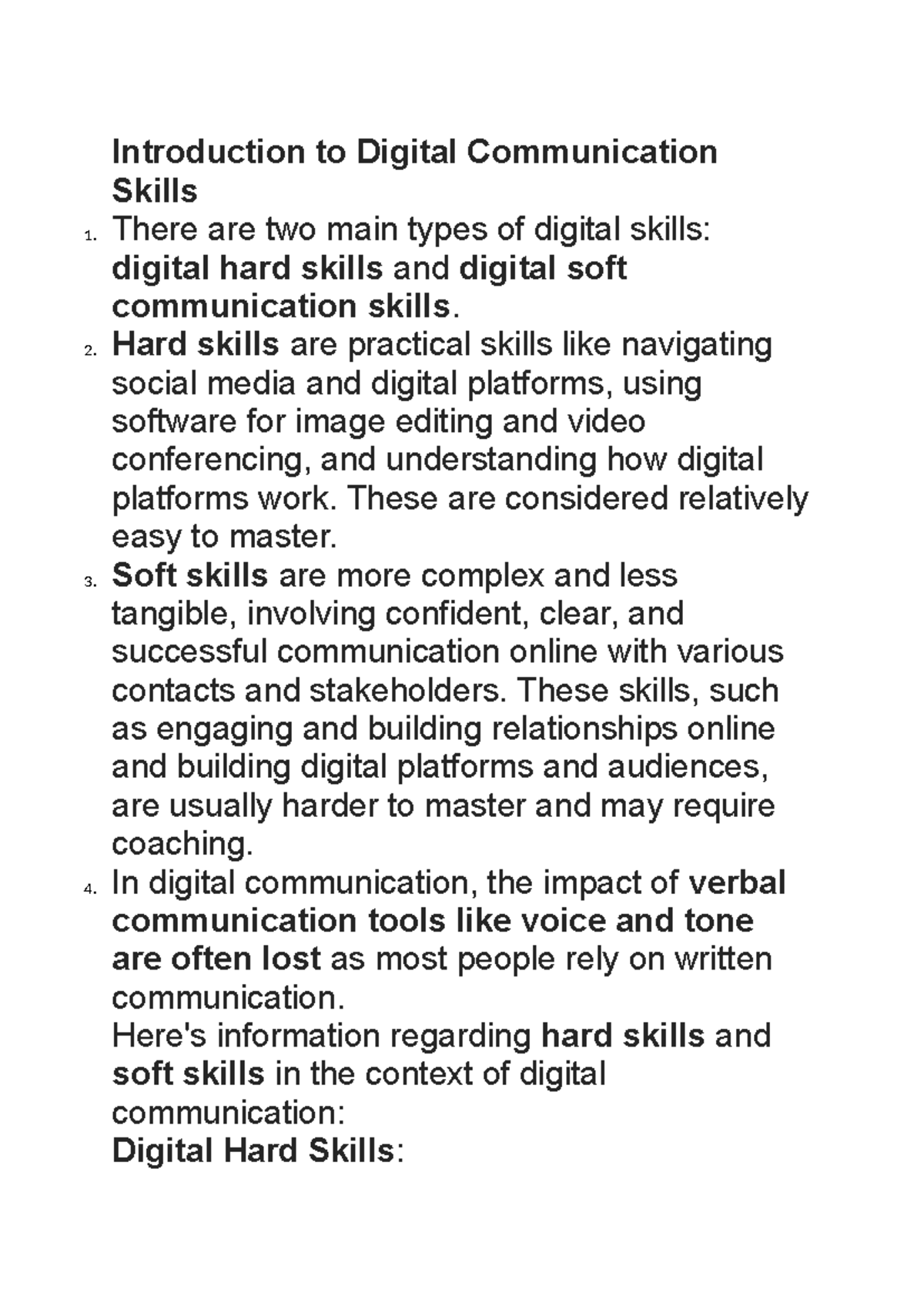 TTL2 Reviewer - Introduction to Digital Communication Skills 1. There ...
