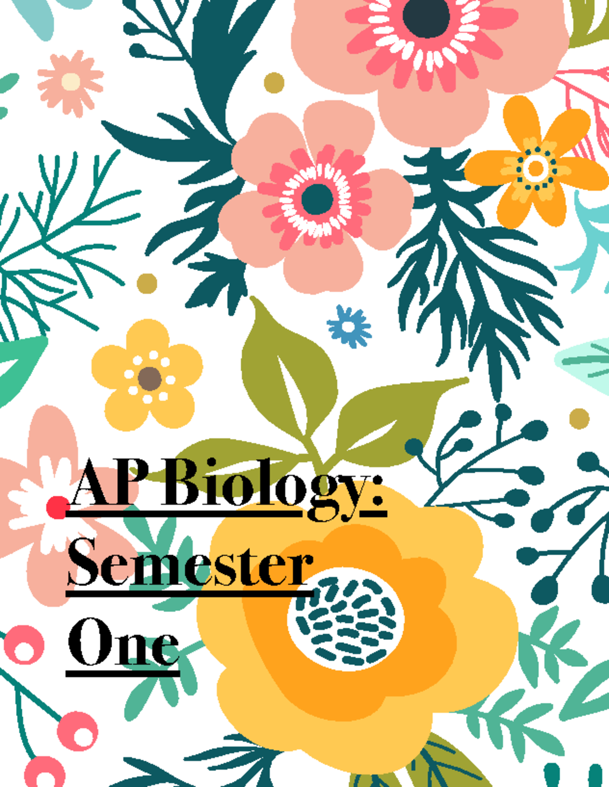 AP Bio Unit 7 Notes - AP Biology: Semester One AP Bio : Unit 7 Ta b l e ...