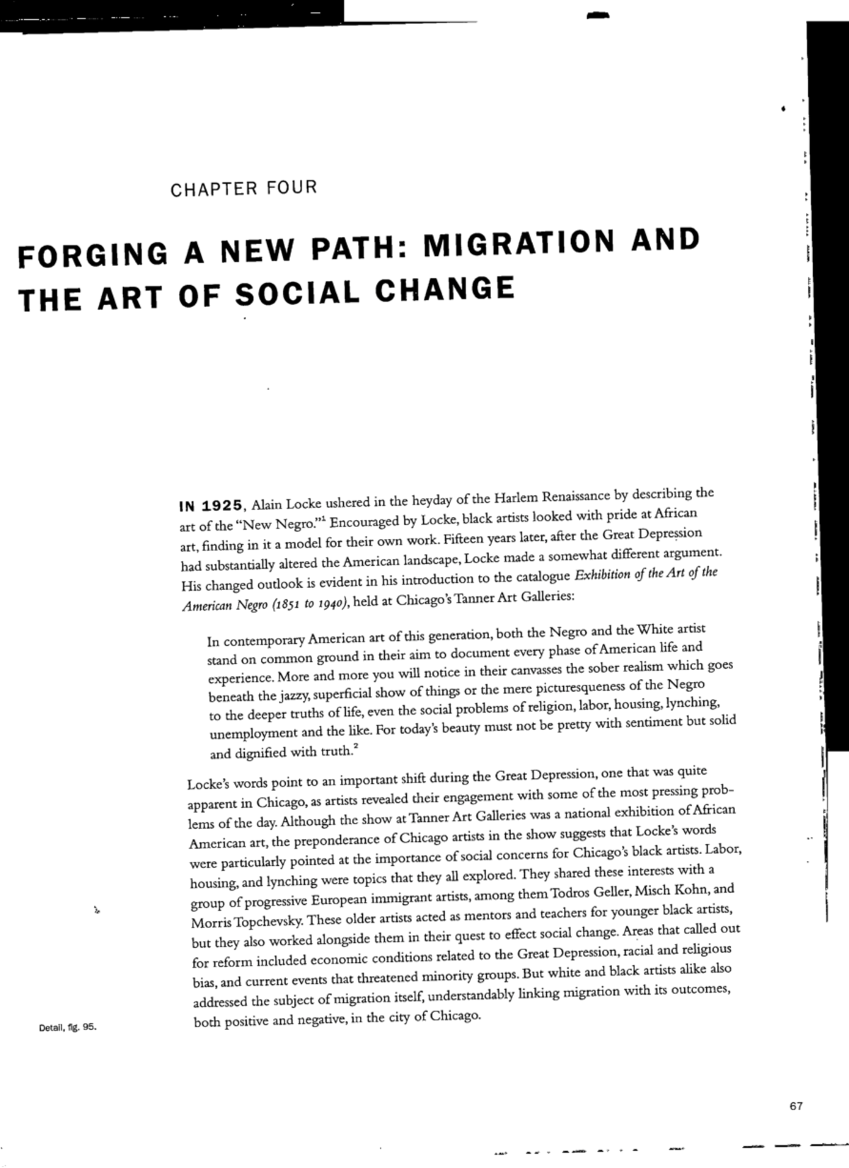 CHAPTER FOUR: FORGING A NEW PATH IN ART AND SOCIAL CHANGE (1925-1940 ...