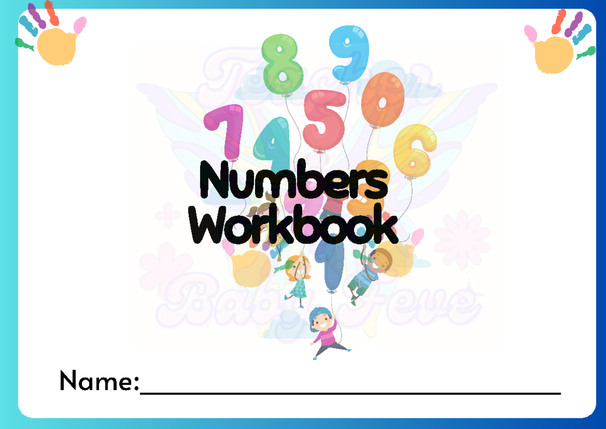 Numbers Workbook: Tracing and Coloring Activities - NUMERALS - Studocu