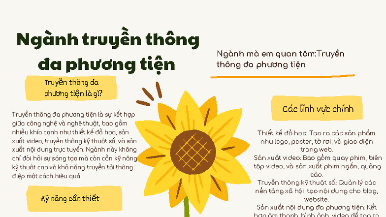 Ngành Truyền Thông Đa Phương Tiện: Cơ Hội và Kỹ Năng Cần Thiết - Studocu