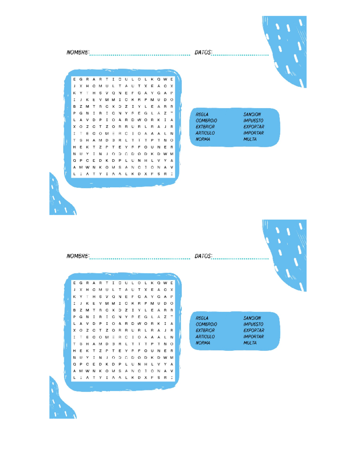 SOPA1 - sopa de letras sobre la biologia - Fisica, Quimica y Biologia ...