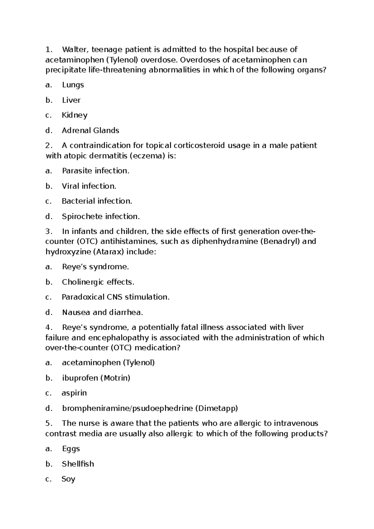 Pharmacology Quiz (PHARM 101): Key Questions & Answers - Studocu