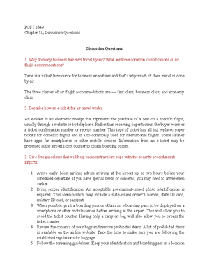 Chapter 12 - Discussion Questions - POFT 1349 Chapter 12, Discussion ...