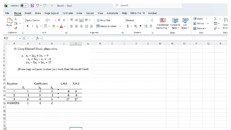 Excel Problem Solving: AutoSave Off - Course Code NMXNN - Studocu