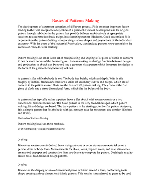 Introduction to Garment Construction - GARMENT CONSTRUCTION ( CUTTING ...