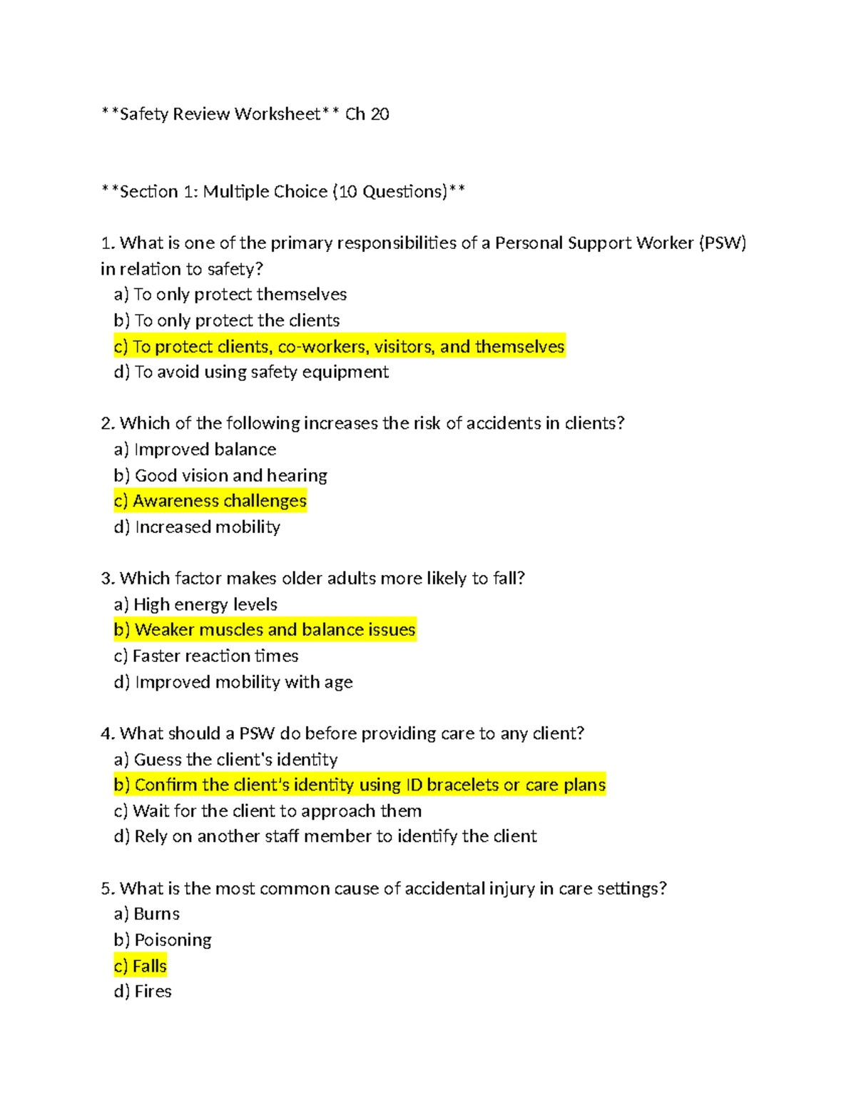 NACC PSW Final Exam Review: Comprehensive Study Guide for Modules 1-11 ...