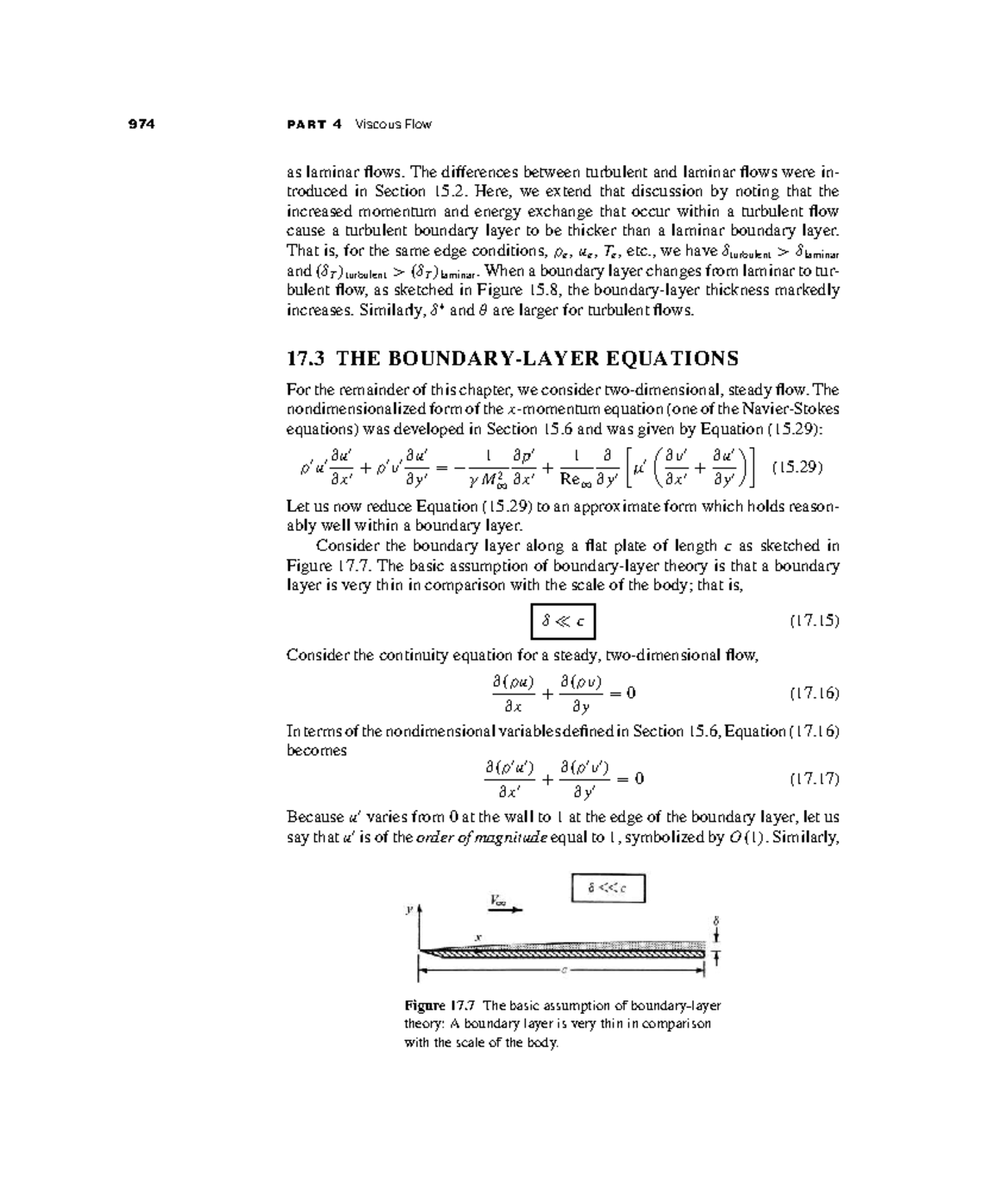 Fundamentals of Aerodynamics: Viscous Flow & Boundary Layers (974 ...
