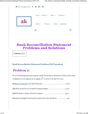 Accounting - Audit of accounts receivable problem solving with ...