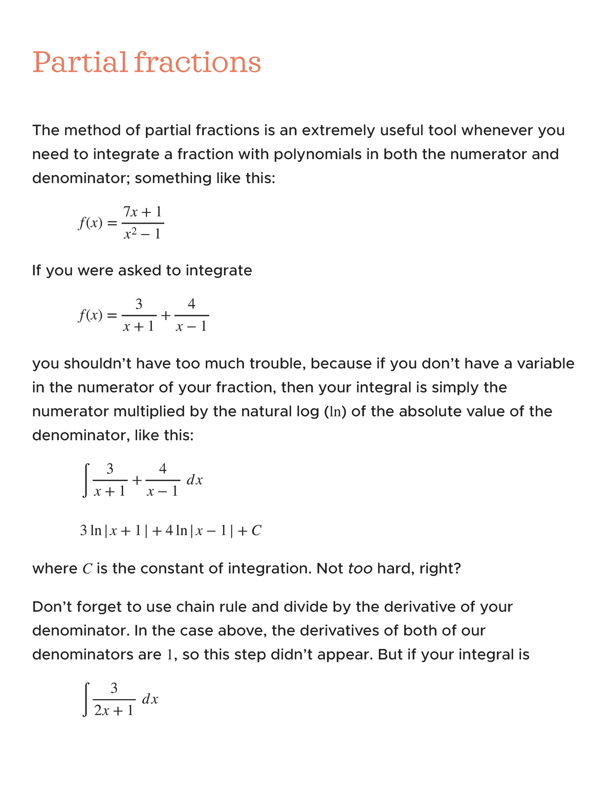 01-Partial-fractions - Partial fractions The method of partial ...