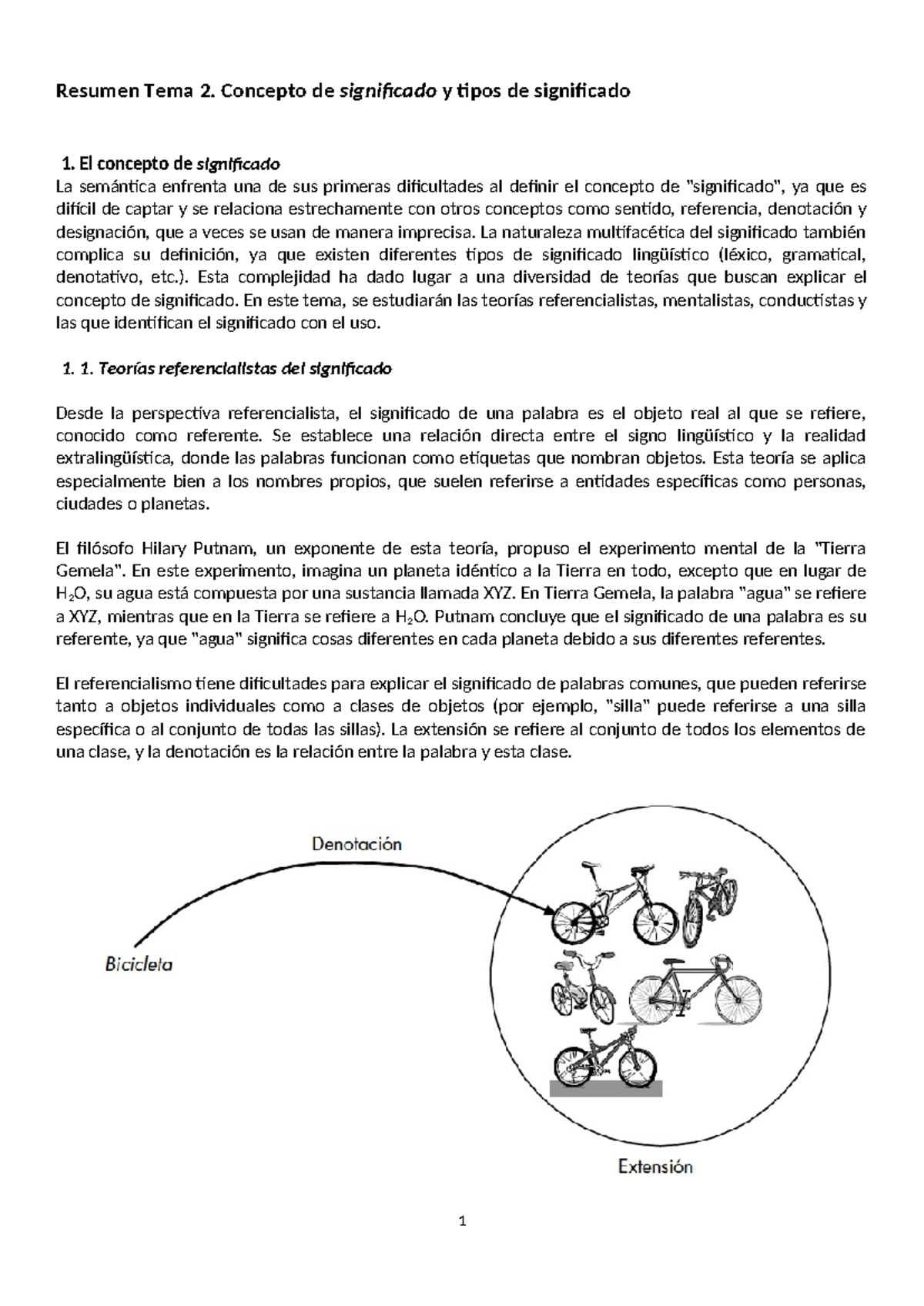 Resumen Tema 2: El Concepto y Tipos de Significado en Semántica - Studocu
