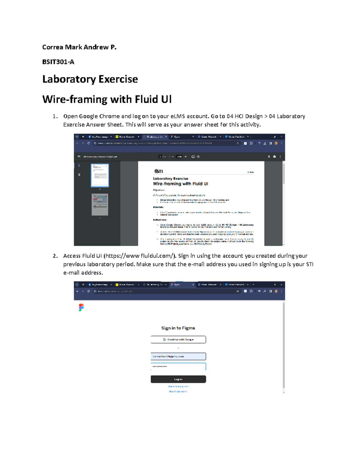 HCI301-A Lab Exercise: Wireframing for Online Store Design - Studocu