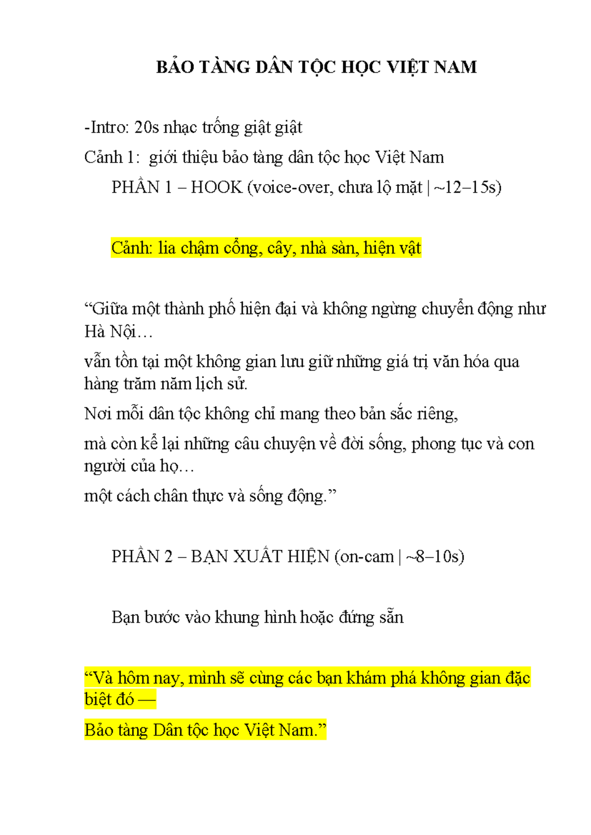 BẢO TÀNG DÂN TỘC HỌC VIỆT NAM: Khám Phá Văn Hóa Đa Dạng - Studocu
