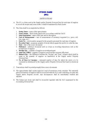Appendix 66 Instructions RPCI - REPORT ON THE PHYSICAL COUNT OF ...