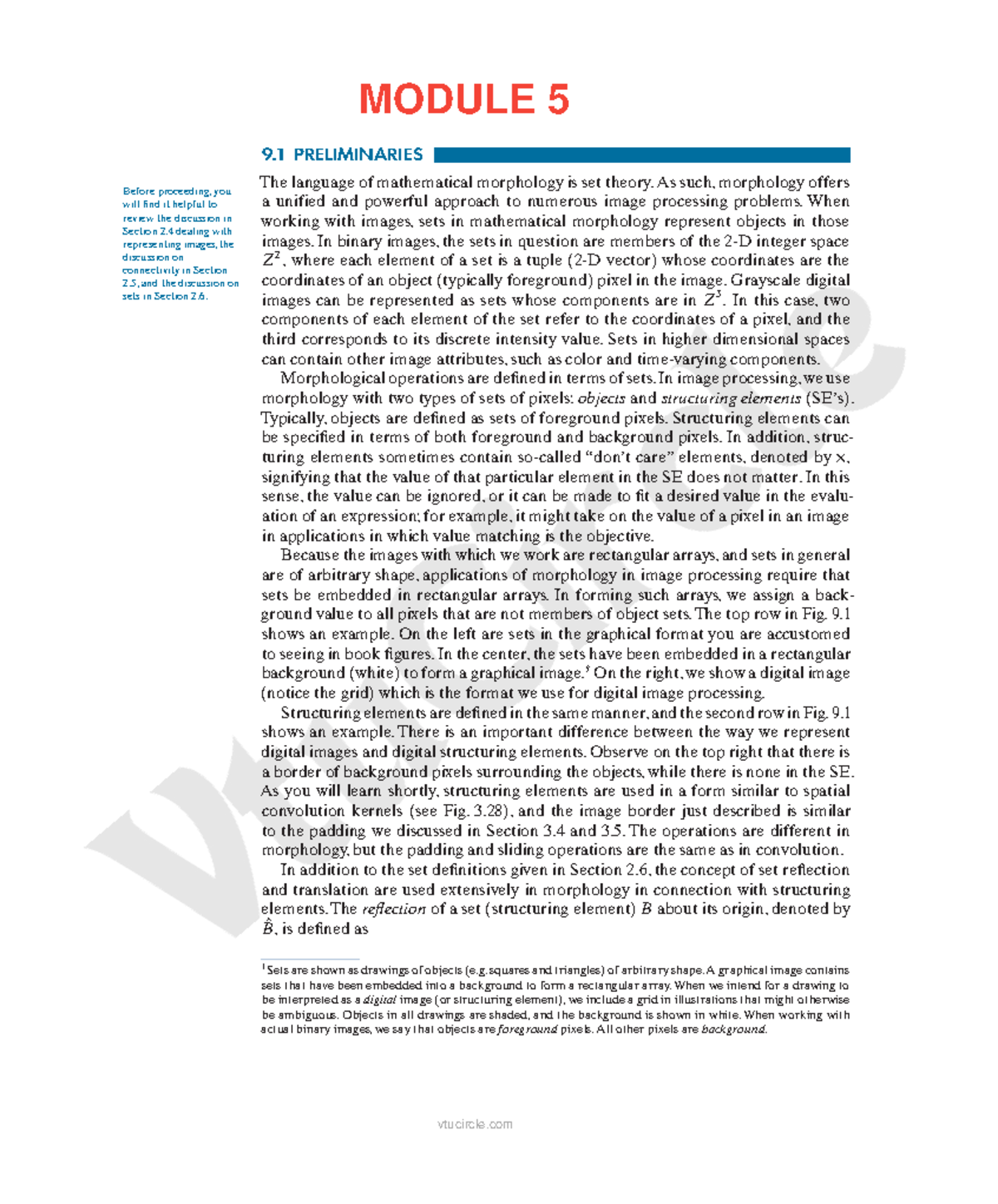 BAI151A Chapter 9: Morphological Image Processing Overview - Studocu