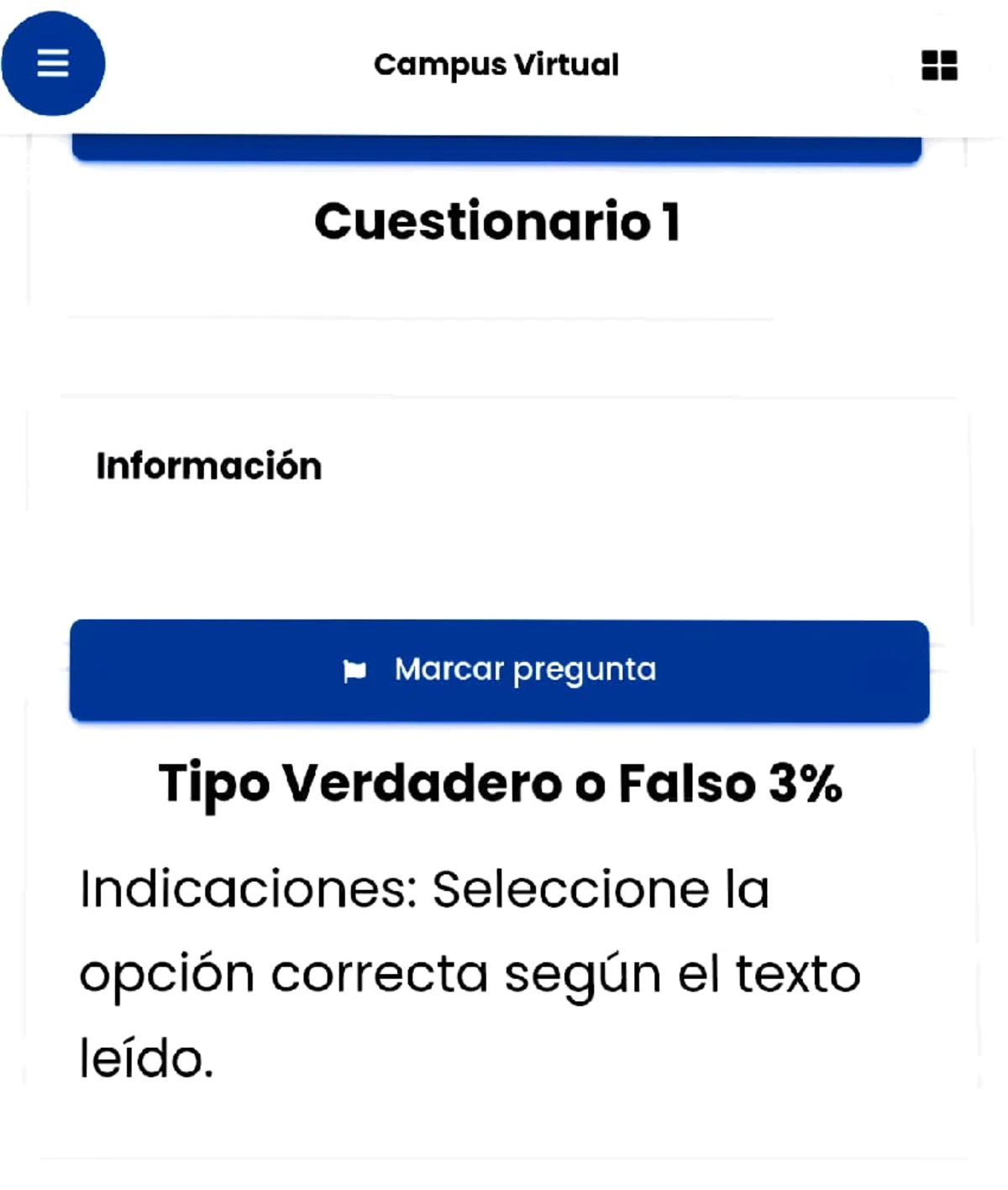 Actividad 8 - Cuestionario - Español General EG011 - Área personal - Cursos - EN CURSO ...