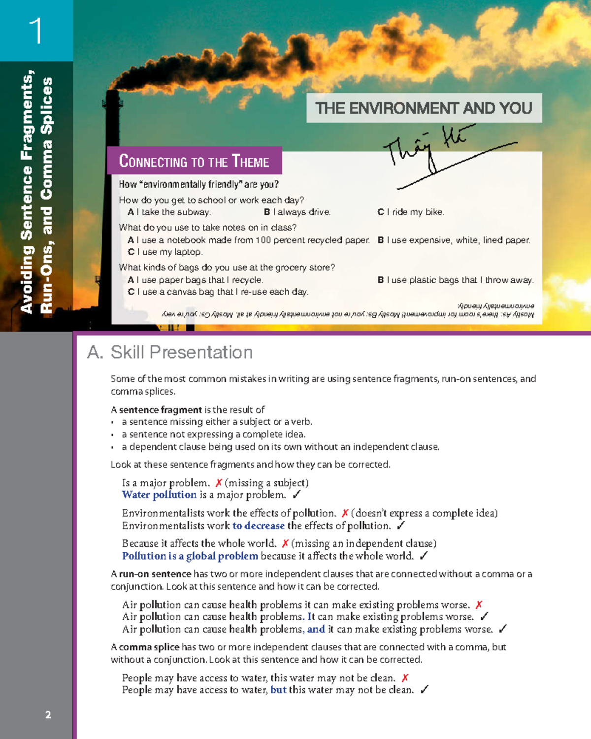 Avoiding Sentence Fragments, Run-Ons, and Comma Splices: A Guide - Studocu