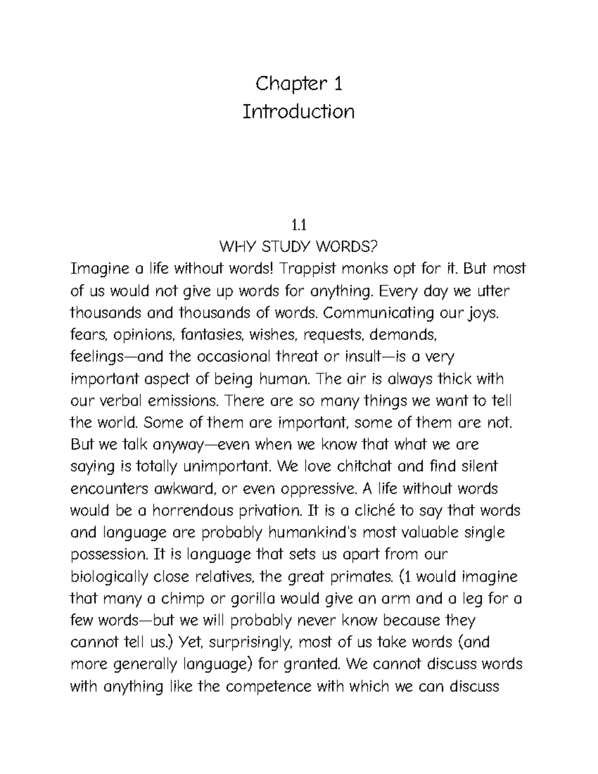 English Words: An Analytical Approach to Language and Vocabulary - Studocu
