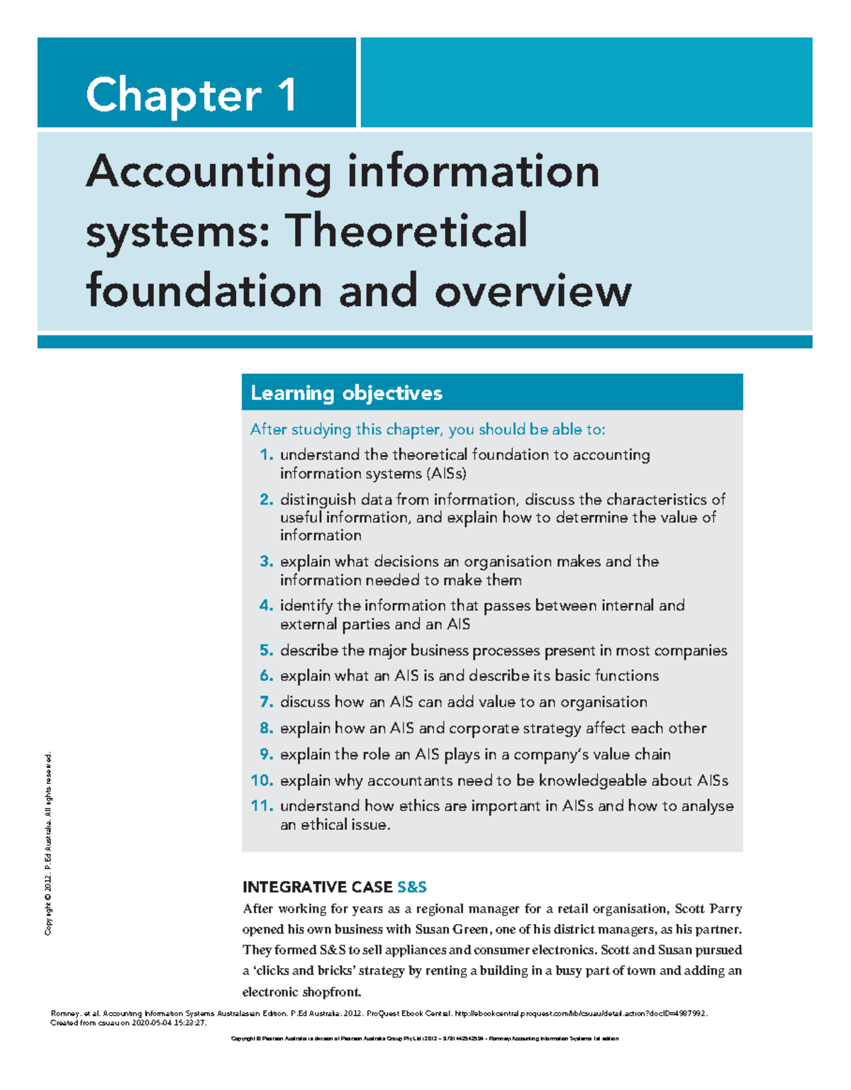 Accounting Information Systems (AIS): Theoretical Framework Overview ...