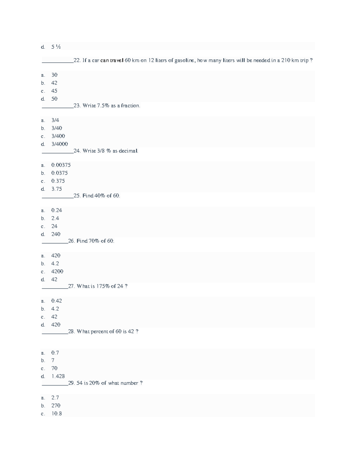 Numerical Reasoning Practice (255 Qs & Ans) - Course 8 - Studocu