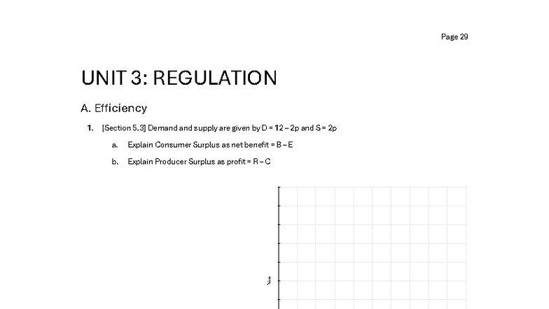 03 Regulation - bailey utm - UNIT 3 : REGULATION A. Efficiency [Section ...