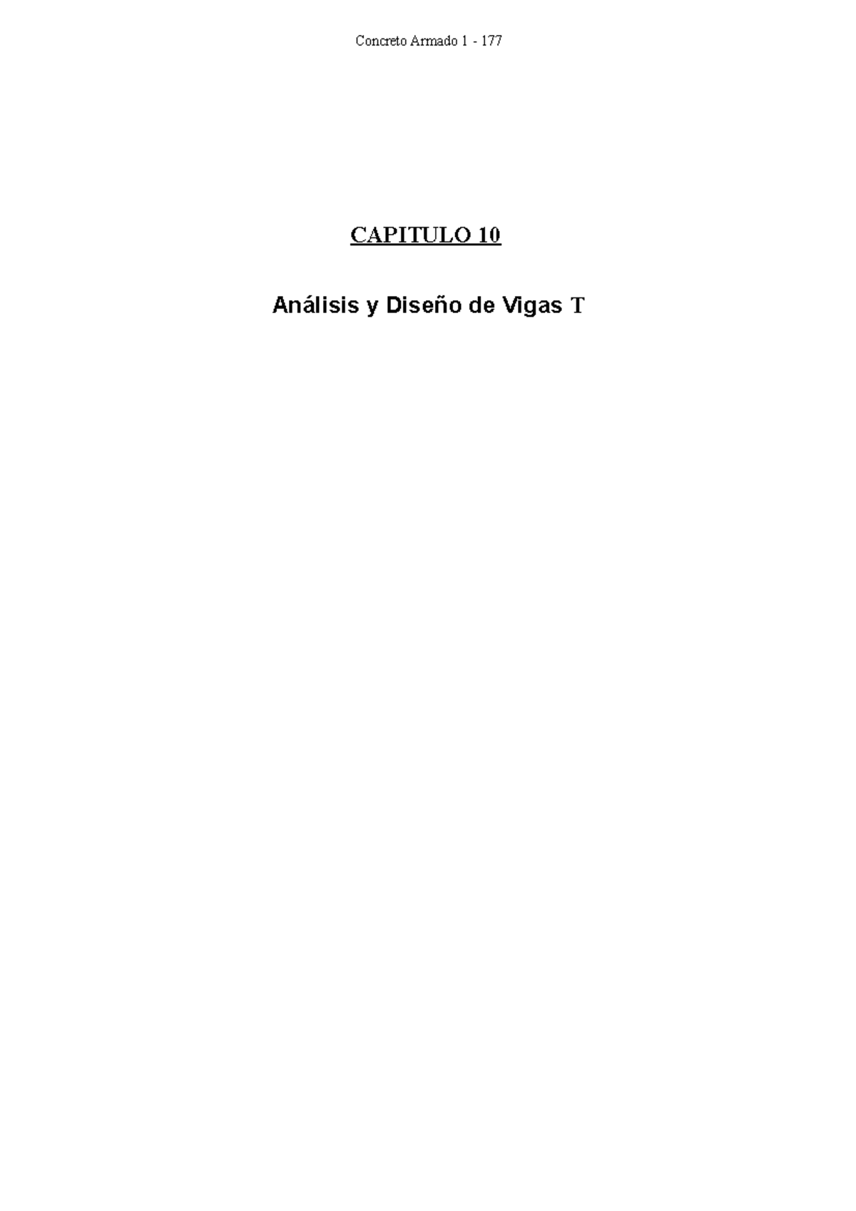 Cap10 Vigas T - concreto - CAPITULO 10 Análisis y Diseño de Vigas T 10 Introducción Con ...