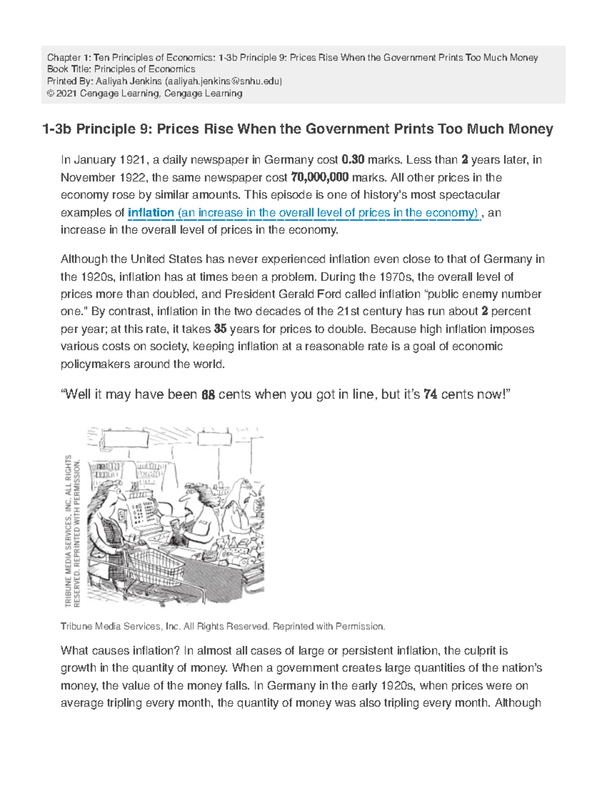 Principles of Economics: Chapter 1-3b - Impact of Money Supply on ...