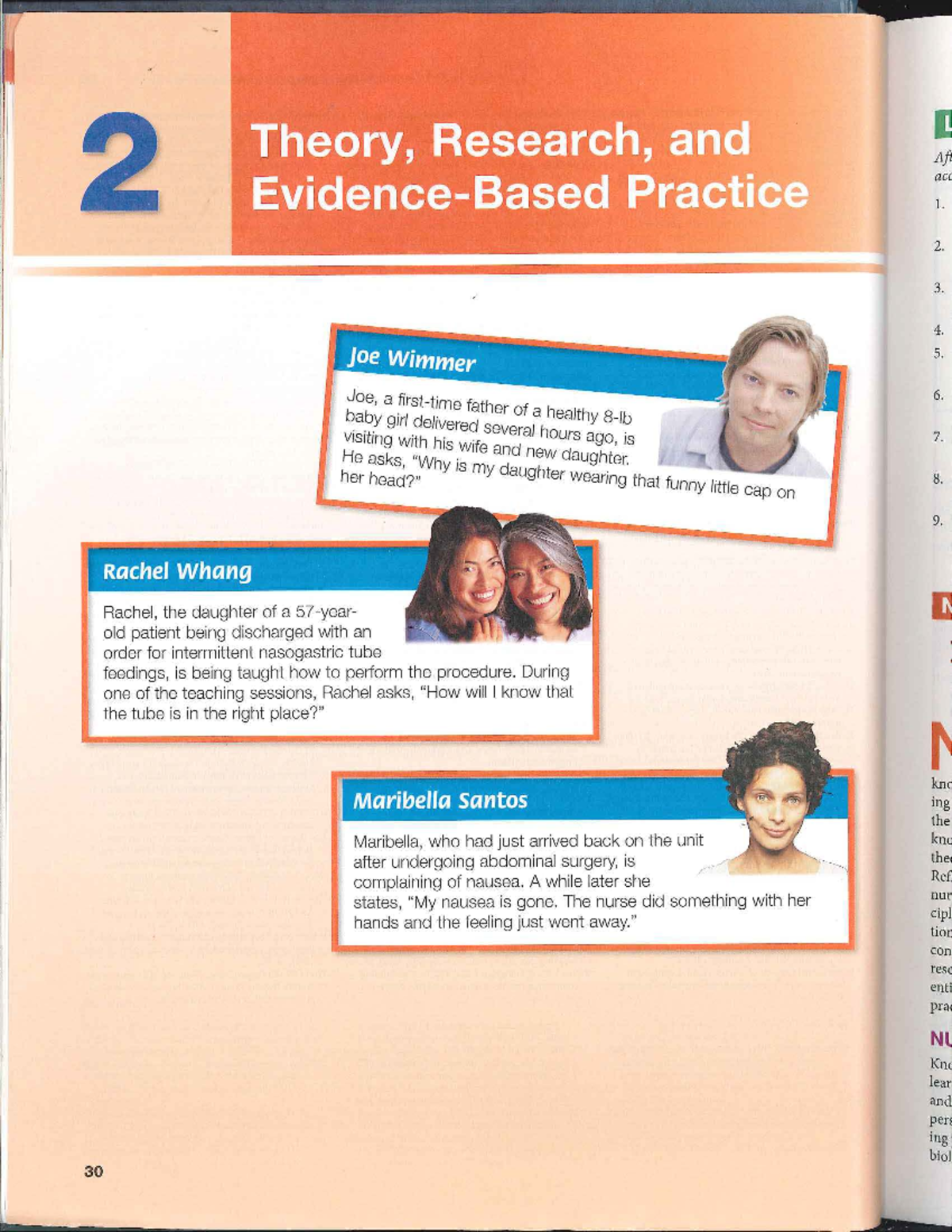 NURS 101: Chapter 2 - Theory, Research, and Evidence-Based Practice ...