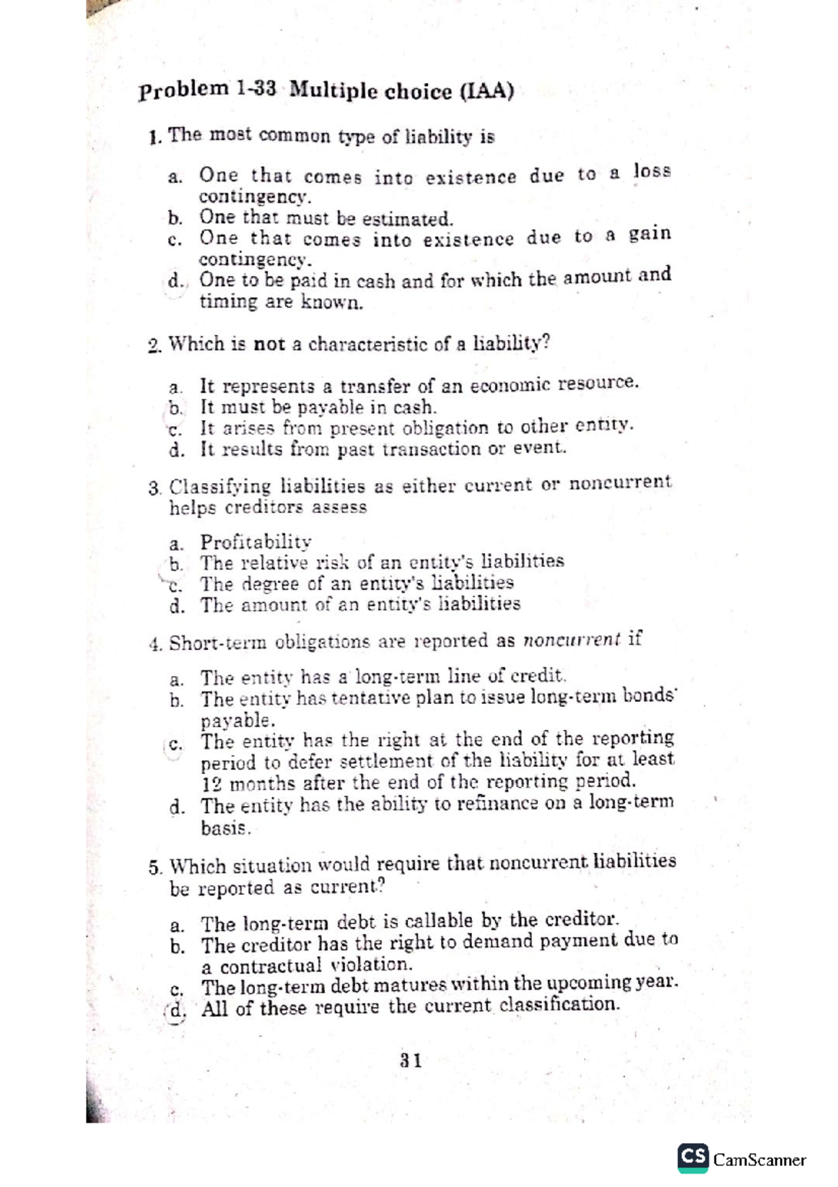 Comprehensive Reviewer Guide for Course IA - Studocu