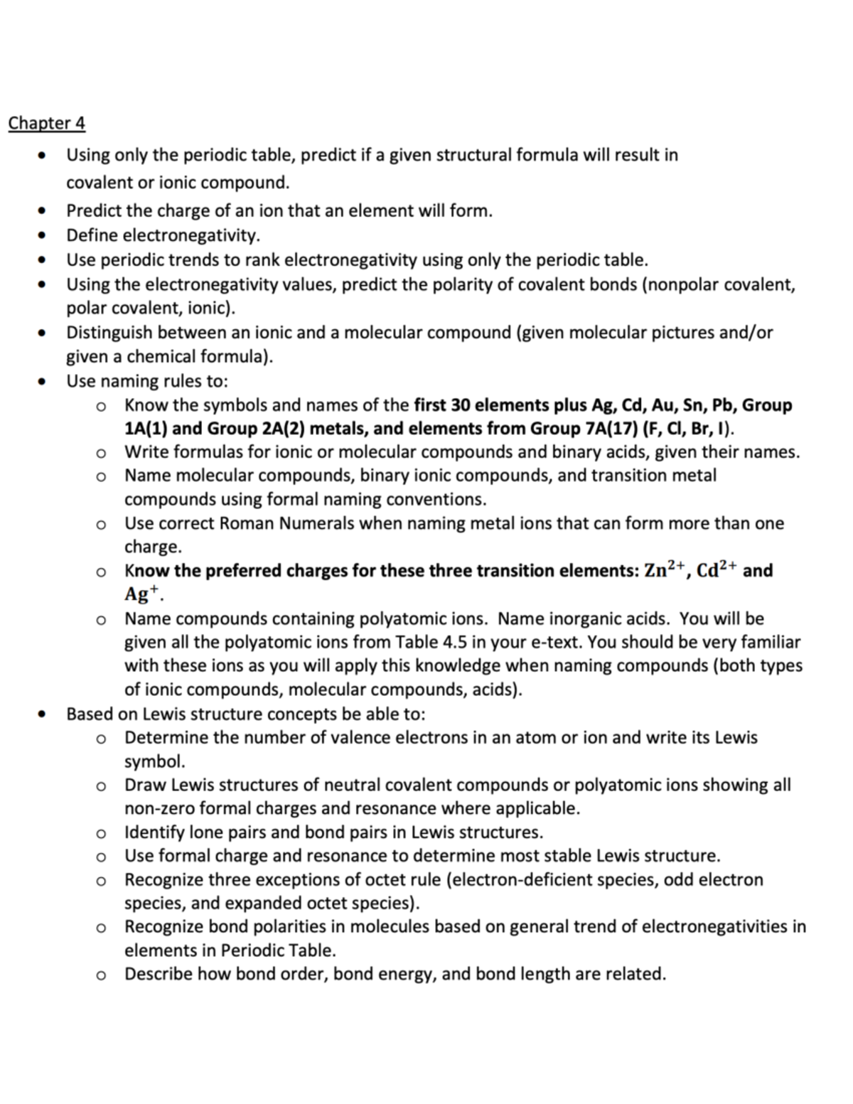 "CHEM 101 Chapter 4: Covalent vs Ionic Compounds & Electronegativity ...