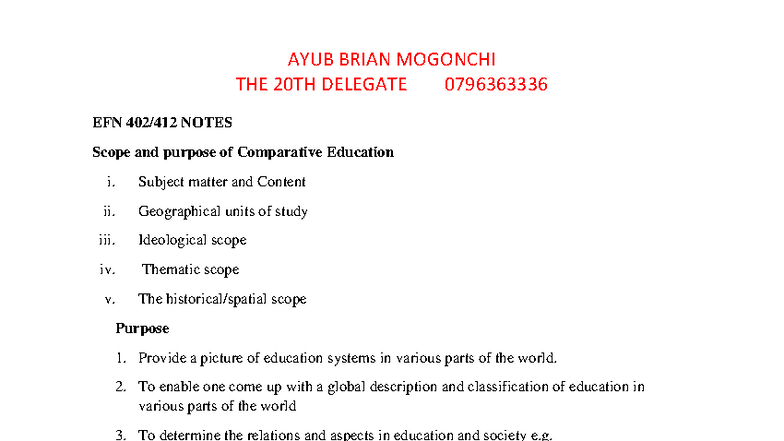 EFN 402 & 412 AYUB Brian Mogonchi-1 - THE 20TH DELEGATE 0796363336 EFN ...