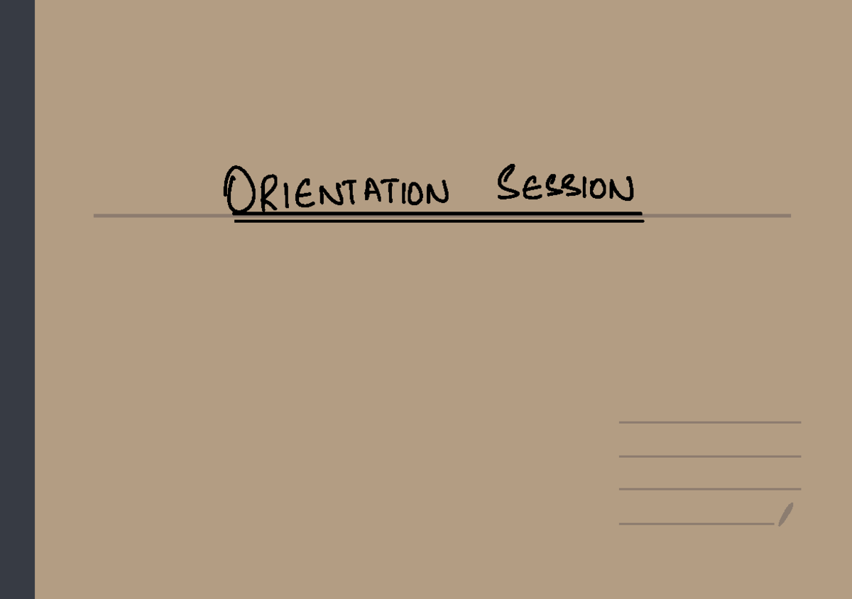 Orientation Session - Advanced Audit Summary (301) - Studocu