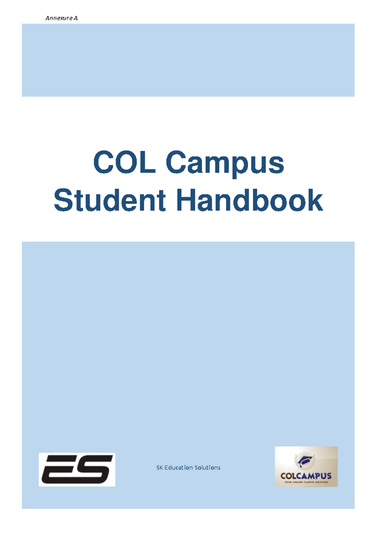 COL Campus Student Handbook: Essential Guide for Students - Studocu