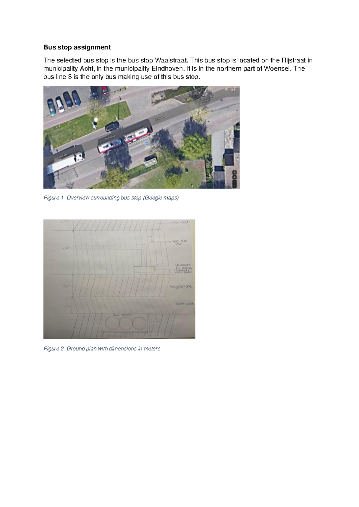 TE bus stop - Assignment about bus stops (all points received) - Bus ...
