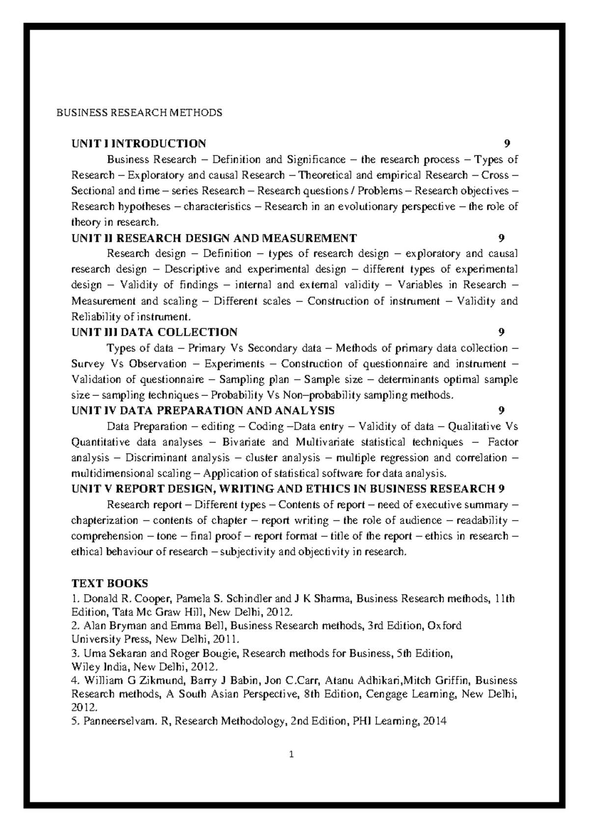 MBA343T BRM - Comprehensive Business Research Methods Notes - Studocu