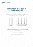 Guia de Configuração do Roteador ZTE H199A - V9.1 e Firmware P2 - Studocu