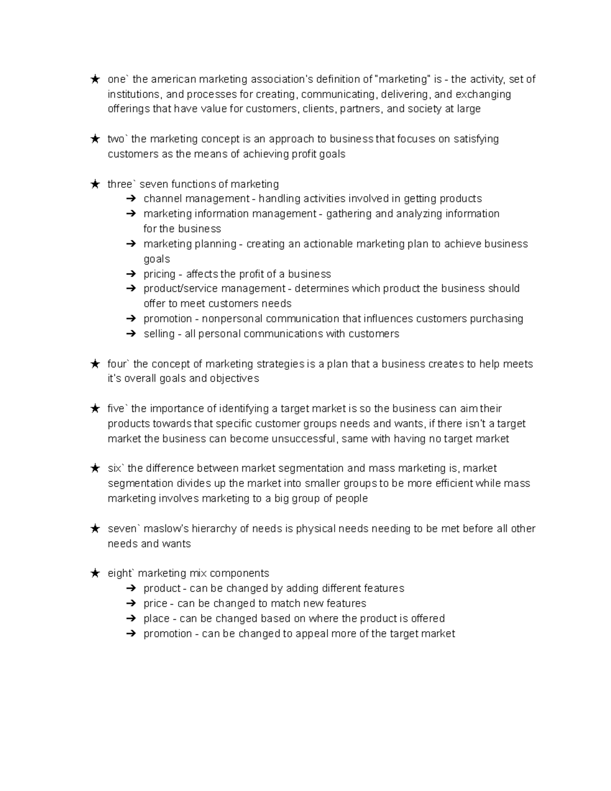 Business Marketing Principles and Strategies Overview - Studocu