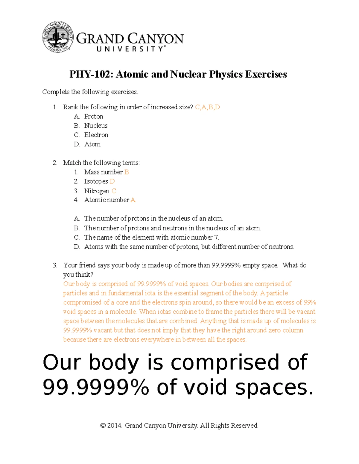 PHY 102 RS Energyand Circular Motion Exercises - PHY-102: Energy and ...