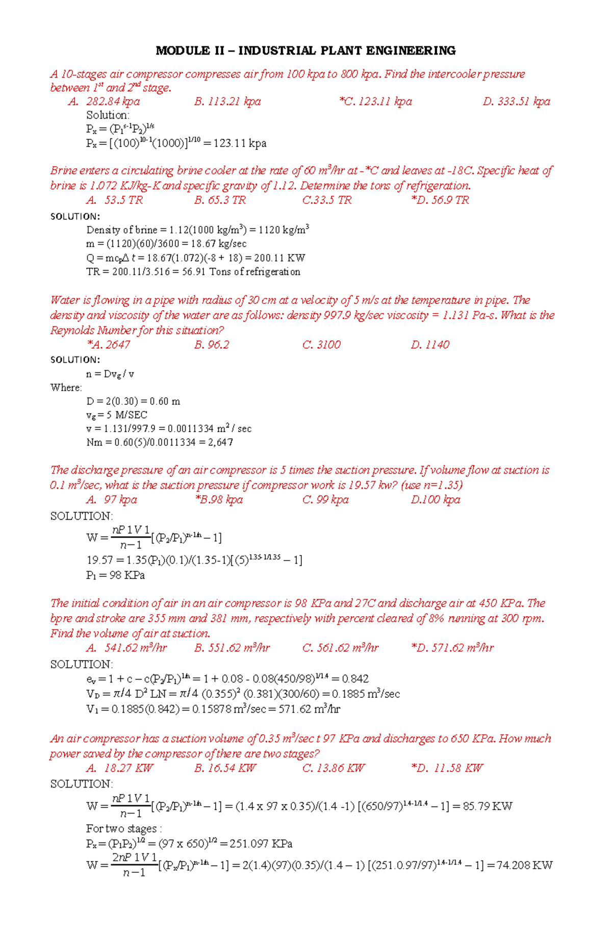 Pdfcoffee.com ipd-module-ii-1-pdf-free - MODULE II – INDUSTRIAL PLANT ...