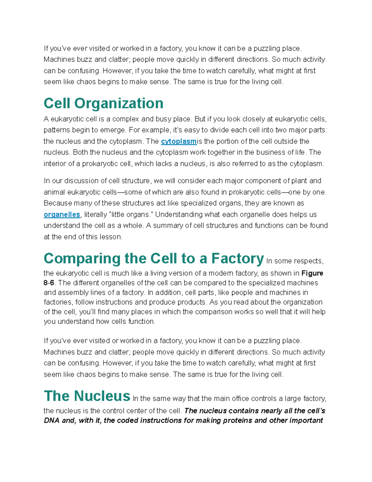 Eukaryotic Cell Organelles: Structure and Function Overview - If you’ve ...